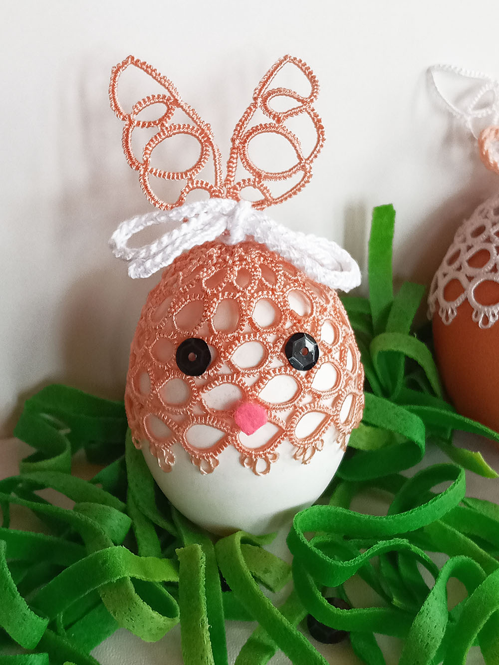 3D Easter Bunny Pattern - FairyLace - Easter decor