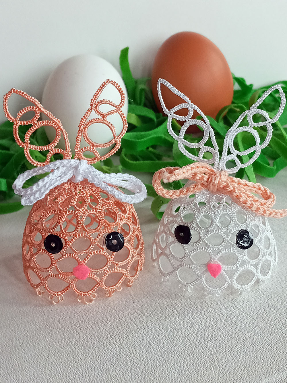3D Easter Bunny Pattern - FairyLace - Easter decor